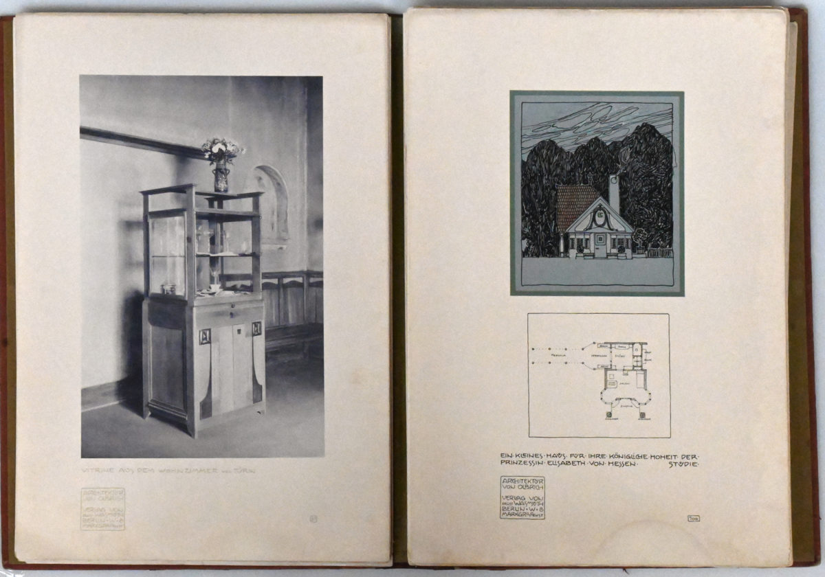 Architektur von Olbrich – Arts & Crafts Period Textiles